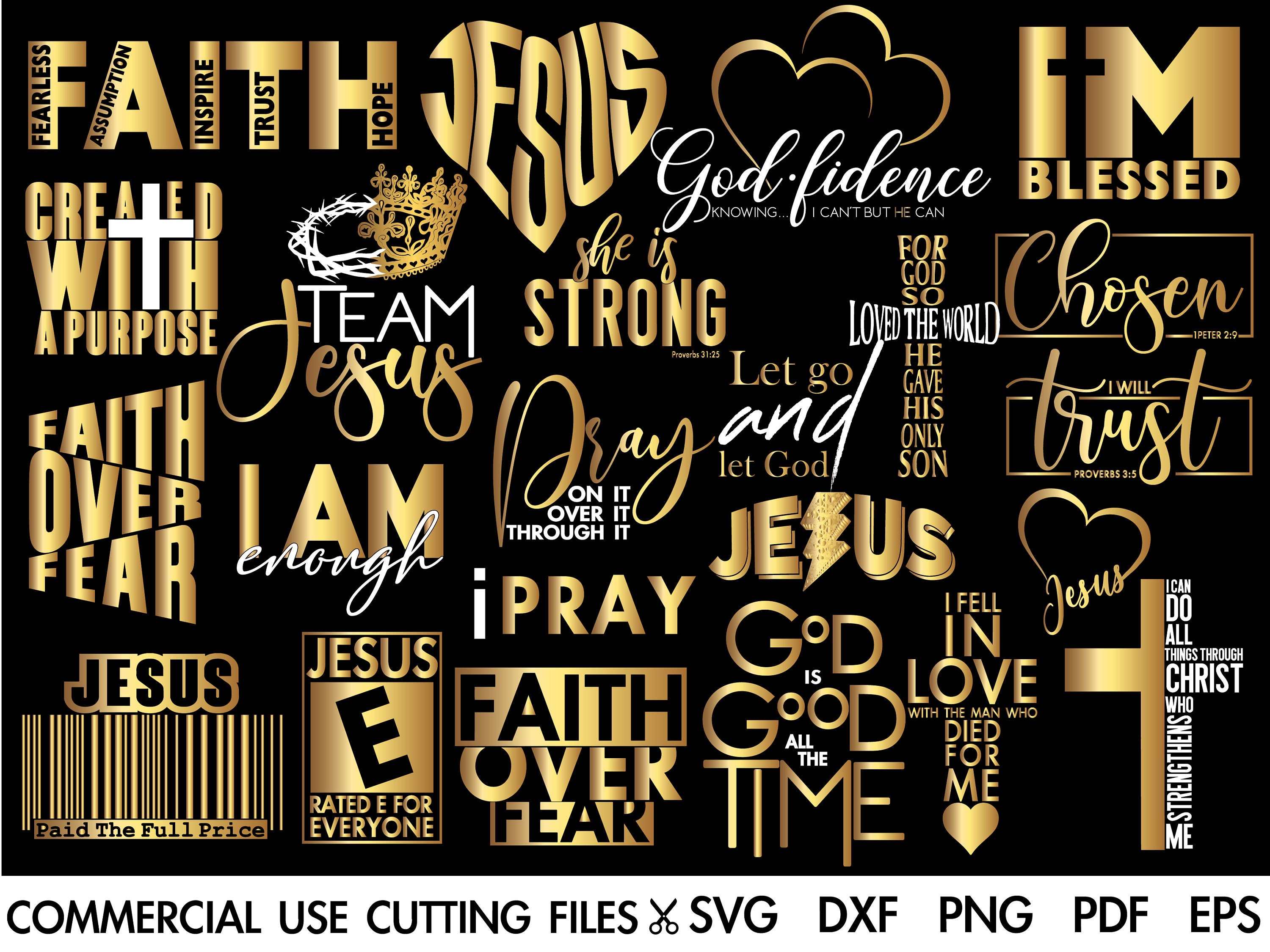 30 Christian Religious SVG Bundle Inspirational SVG Bundle - Etsy Australia