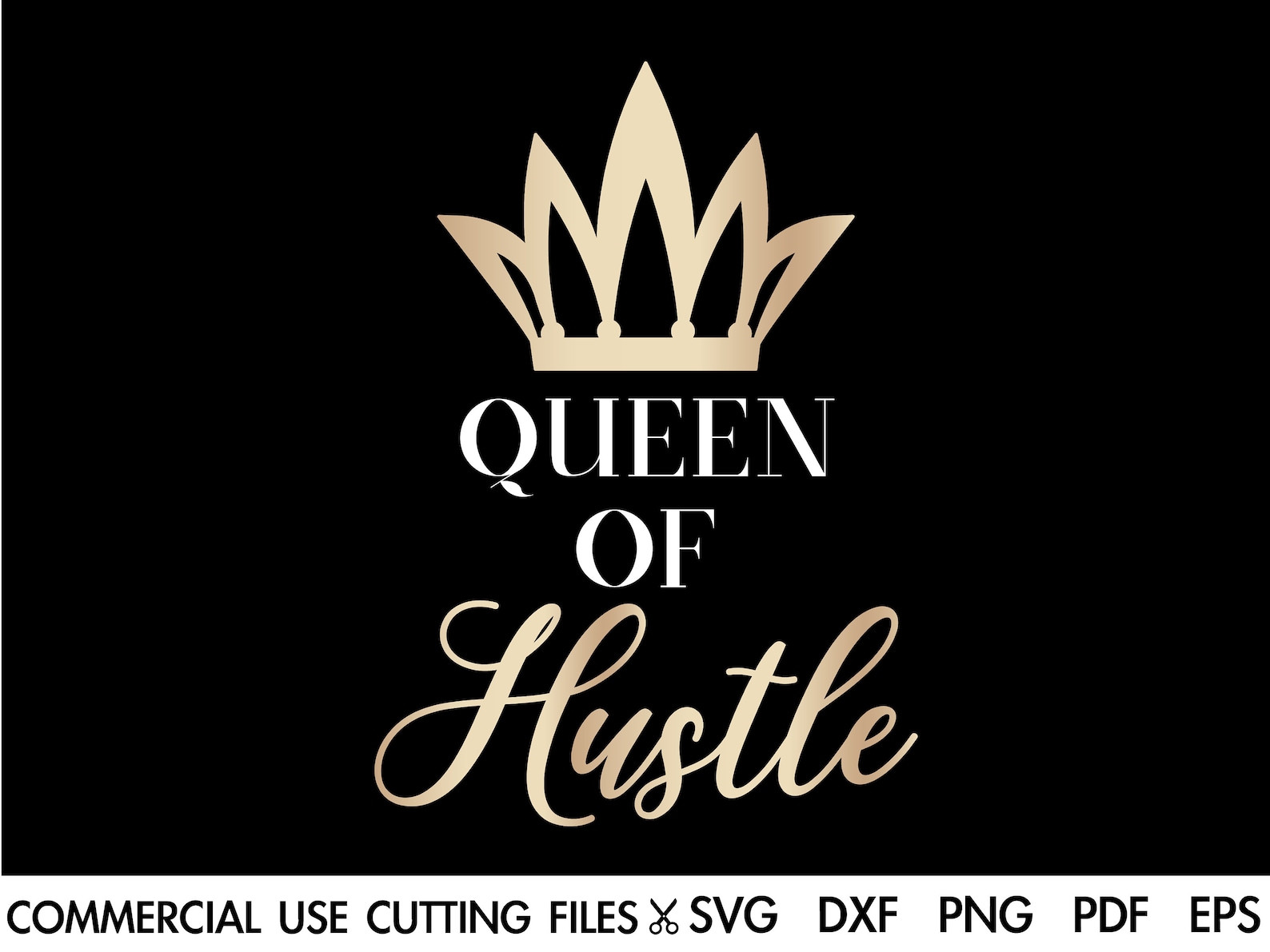 Queen of Hustle SVG Hustler Svg Hustle Hard Svg Mother Svg | Etsy