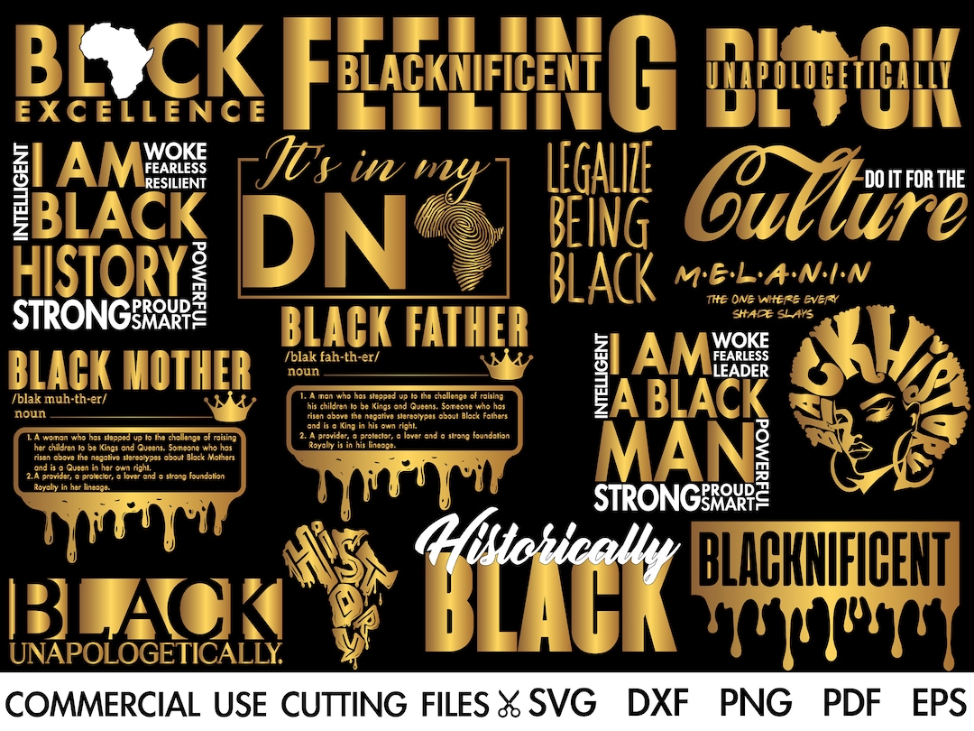 35 BLACK SVG Bundle, Black History Month SVG, Afro Woman Svg, Black ...