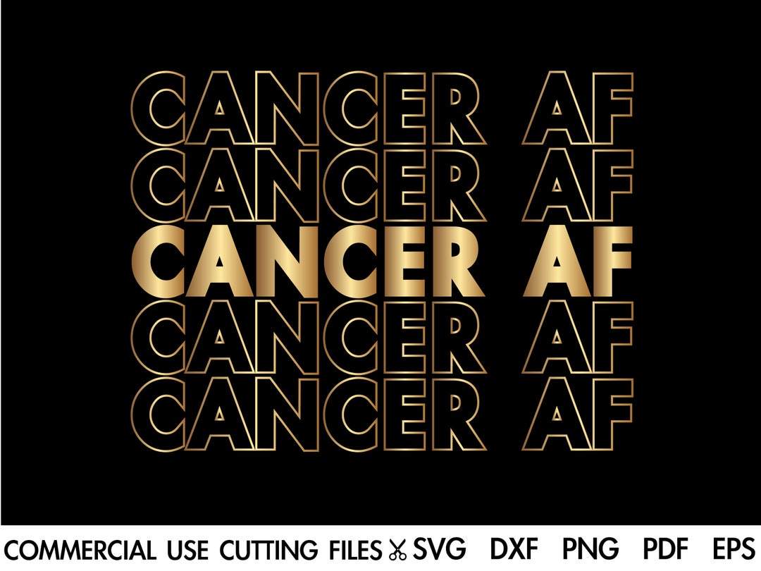 Cancer AF SVG, Cancer Svg, Cancer Queen SVG, Black Queen Svg, Birthday ...