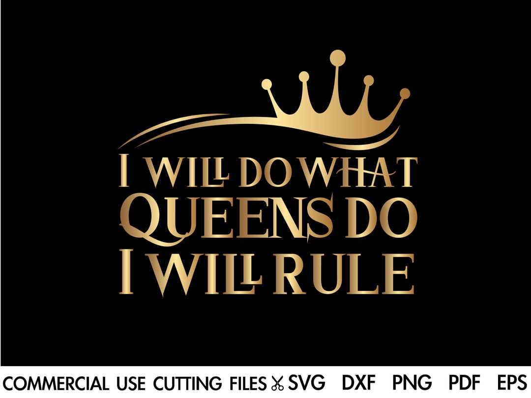 Queen Rule SVG: Boss Lady, Entrepreneur Design (digital Download) - Etsy