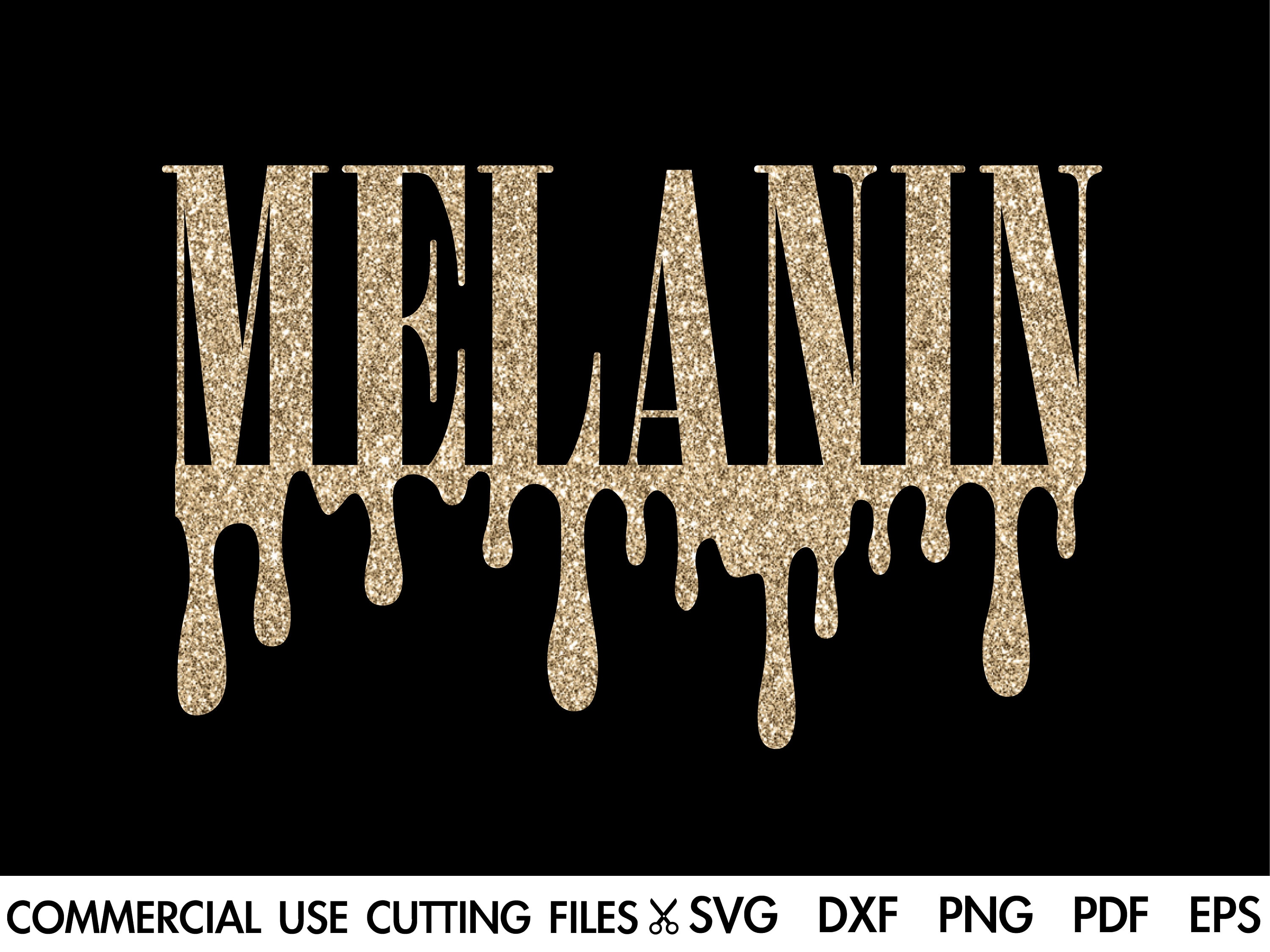Melanin Drippin' SVG Melaninaire Melanin Svg Afro Svg - Etsy