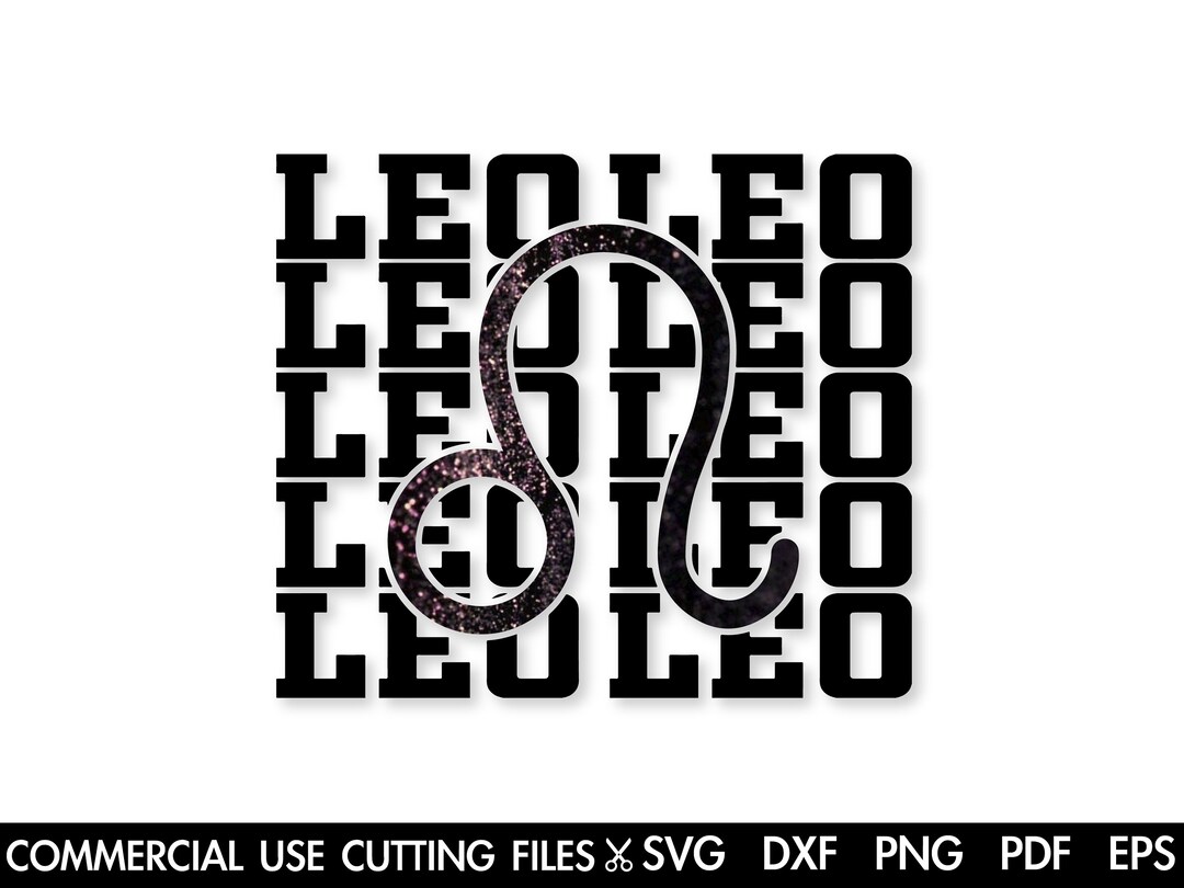 LEO SVG, Leo Svg File, Afro Svg, Birthday Gift Svg, July Svg, August ...