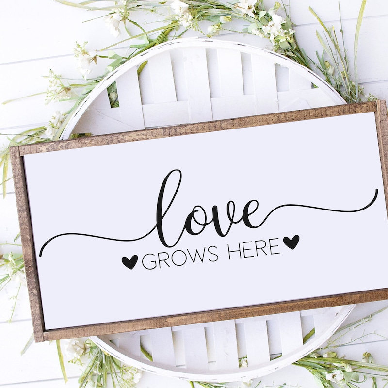 Love Grows Here Svg - Etsy