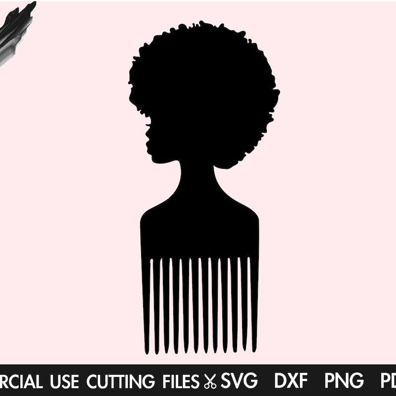 Natural Hair Svg - Etsy