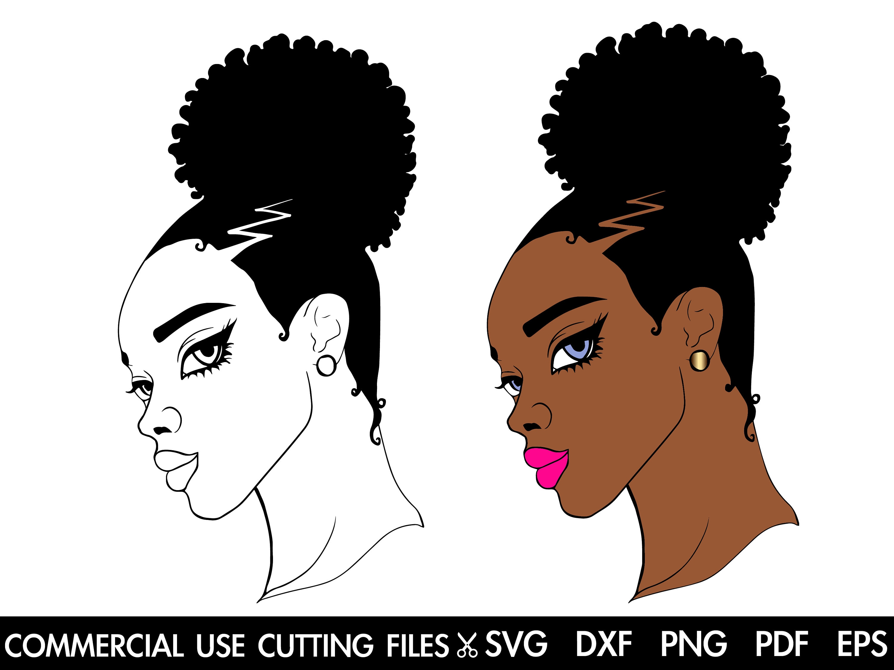 Black Girl SVG Black Woman SVG Black History Month SVG - Etsy