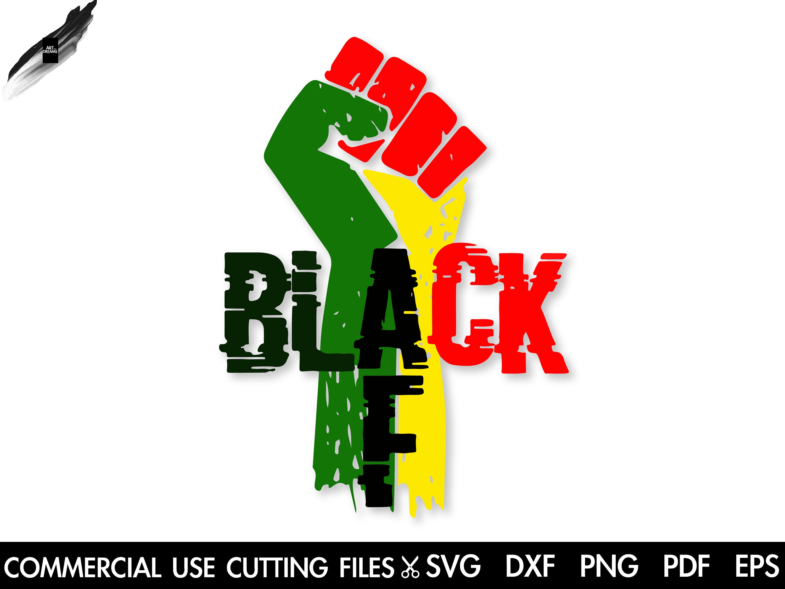 Fist Black AF Svg Fist Africa SVG Afro Svg Black Power Fist | Etsy