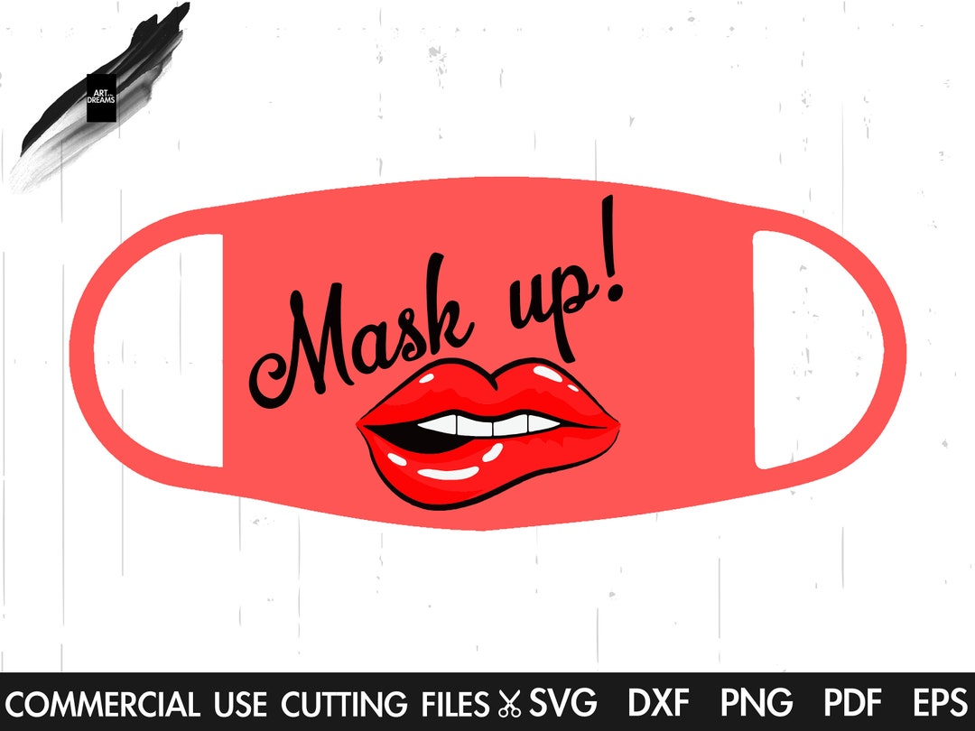 Mask up Clipart, Face Mask SVG, Save Lives SVG, Quarantine Svg, Stay ...