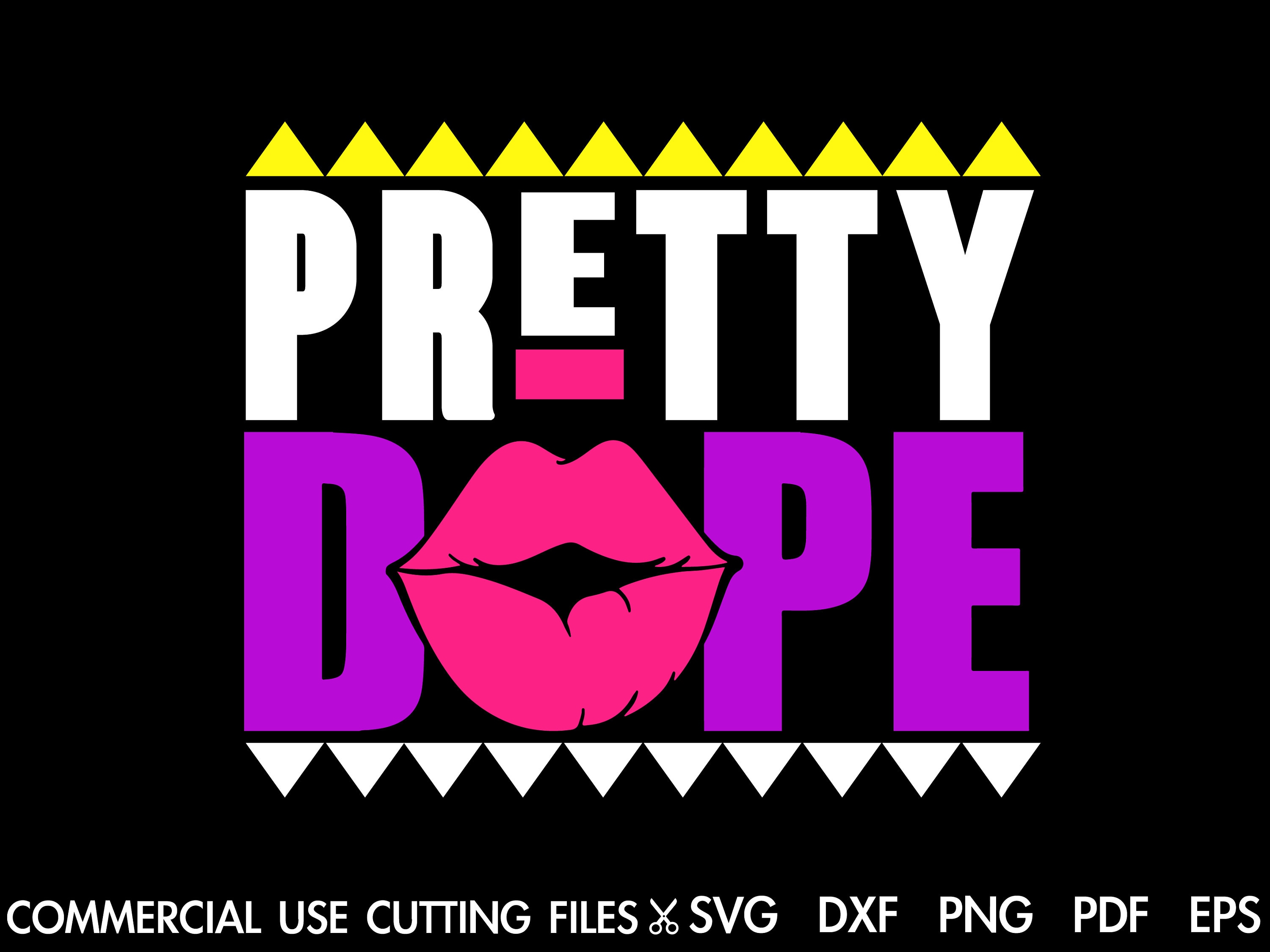 Pretty Dope SVG Black Girl Magic SVG Dope Svg Afro Svg - Etsy