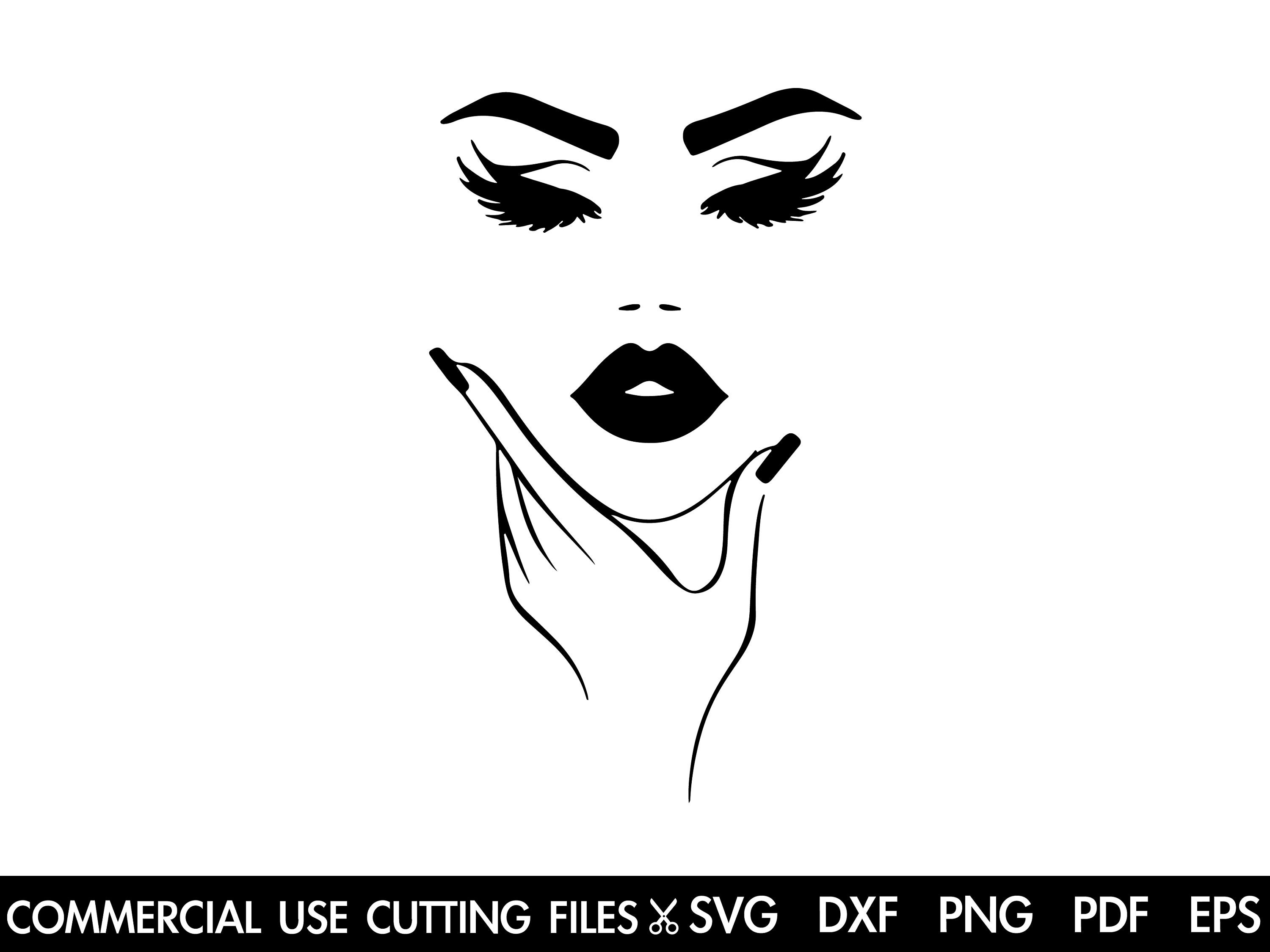 Beautiful Face SVG Woman Svg Woman Svg Lady Svg Afro SVG - Etsy