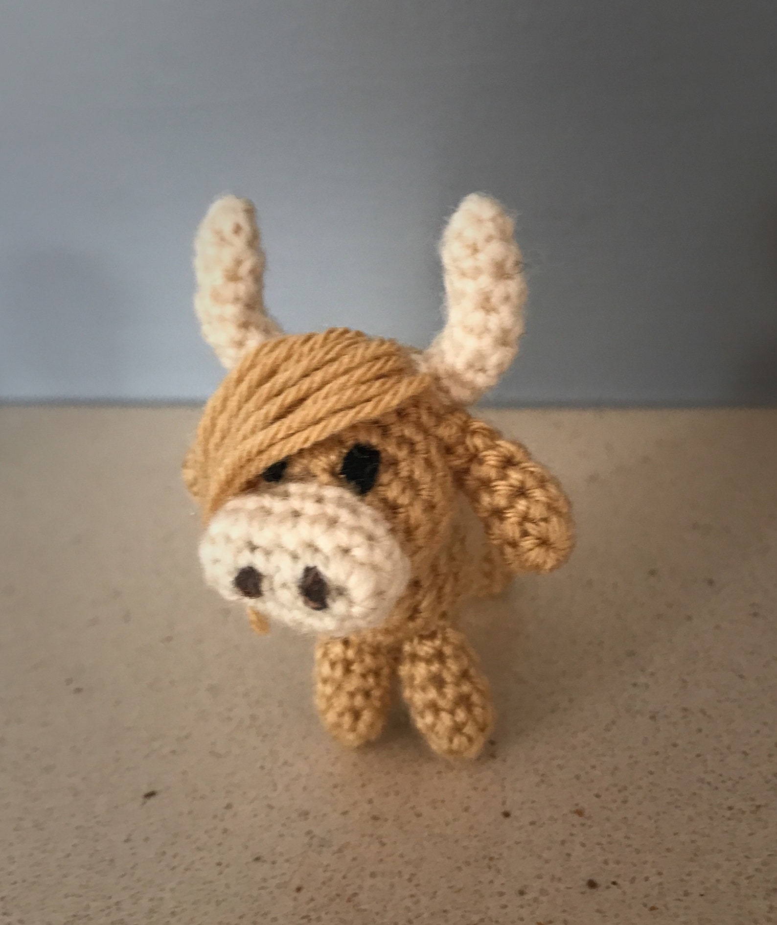 Miniature Highland Cow hairy Coo Amigurumi Pdf Crochet - Etsy