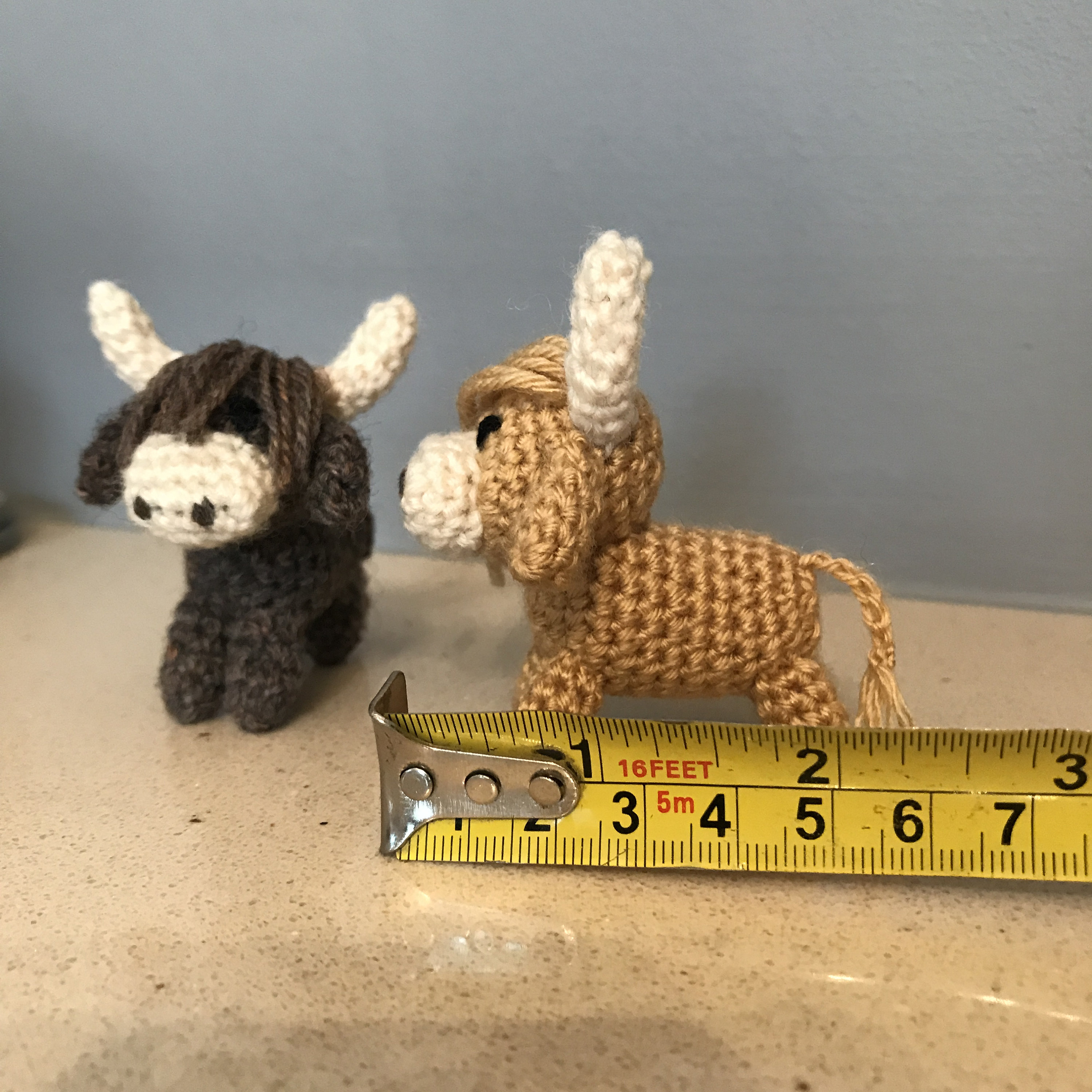 Miniature Highland Cow hairy Coo Amigurumi Pdf Crochet - Etsy