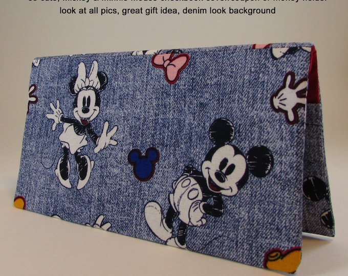 Checkbook Cover Mickey Mouse Ears - Etsy