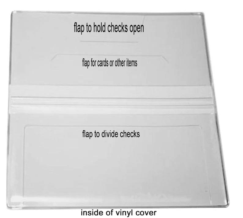 Gold Glitter 5 Custom With Name or Not Vinyl Checkbook Cover - Includes ...