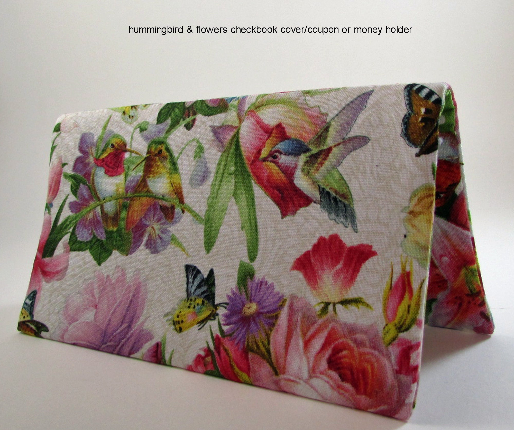 Hummingbird 2 Checkbook Cover or Coupon Holder - Great Gift Idea ...