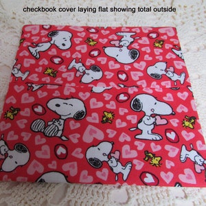 Snoopy and Woodstock 5 Licensed Fabric Checkbook Cover - Coupon or ...