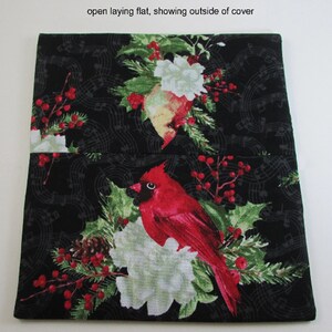 Cardinal Holiday Fabric Checkbook Cover - Coupon or Money Holder ...