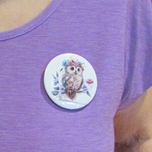 Group 9 Licensed Fabric Extra Large Button Badge Reel, Pin 3 Choices Badge Reels Styles or Pin ...