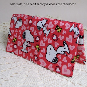 Snoopy and Woodstock 5 Licensed Fabric Checkbook Cover - Coupon or ...