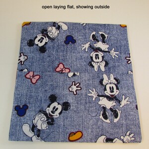 Mickey and Minnie Mouse Licensed Fabric Checkbook Cover - Coupon or ...