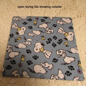 Snoopy and Woodstock Licensed Fabric Checkbook Cover Coupon or Money ...