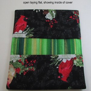 Cardinal Holiday Fabric Checkbook Cover - Coupon or Money Holder ...