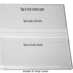 Grinch Vinyl Checkbook Cover - Includes Duplicate Insert - Top Tear ...