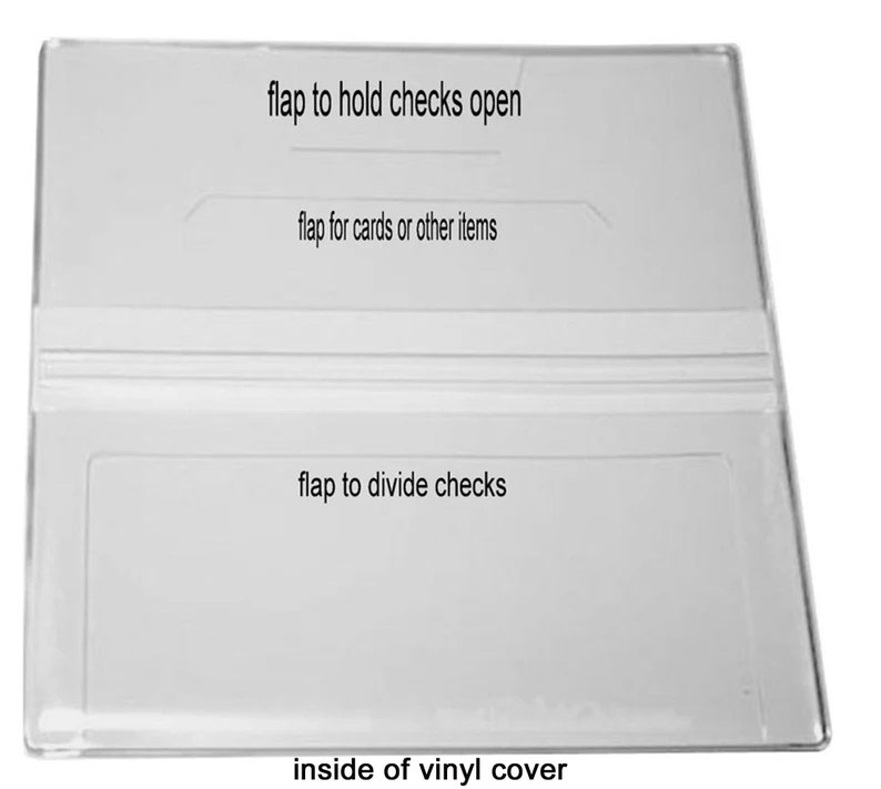 Grinch Vinyl Checkbook Cover - Includes Duplicate Insert - Top Tear ...