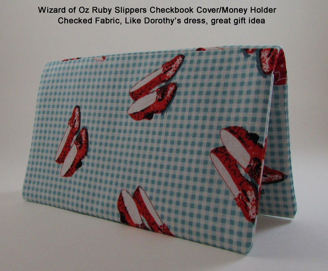 Wizard of Oz 2 Fabric Checkbook Cover or Coupon Holder - Great Gift ...