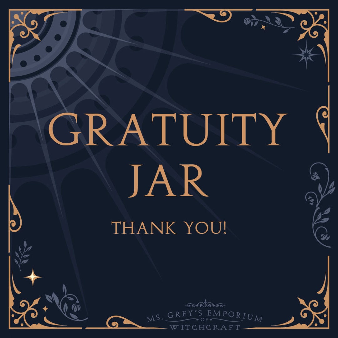 Gratuity Jar | Thank You | - Etsy