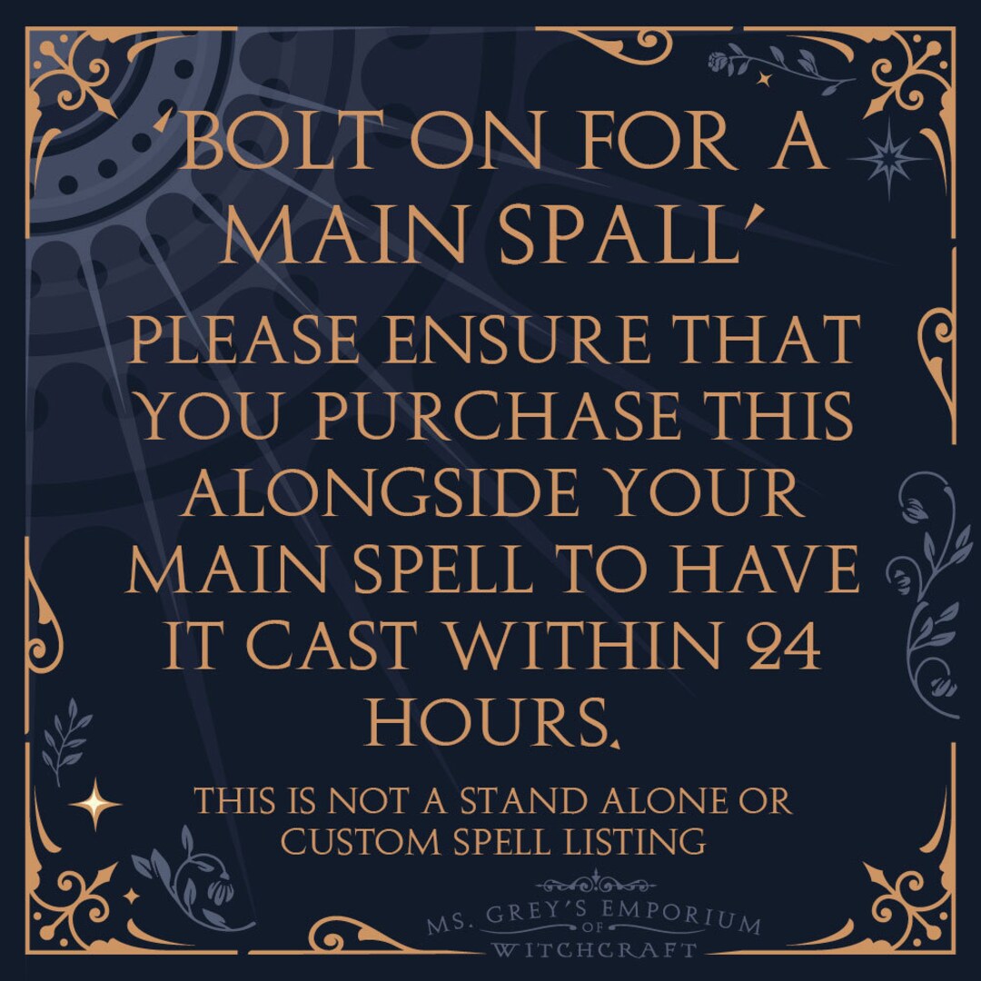 Emergency Spell Work Within 24 Hours - Etsy