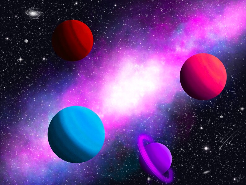 Alien Universe Procreate Color Palette FREE Bonus Mini - Etsy