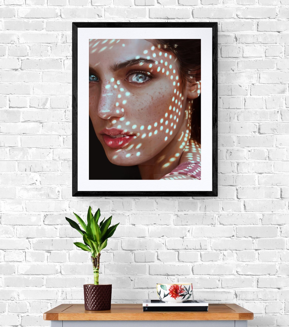 Digital Hyperrealistic Portrait of Beautiful Woman Woman - Etsy