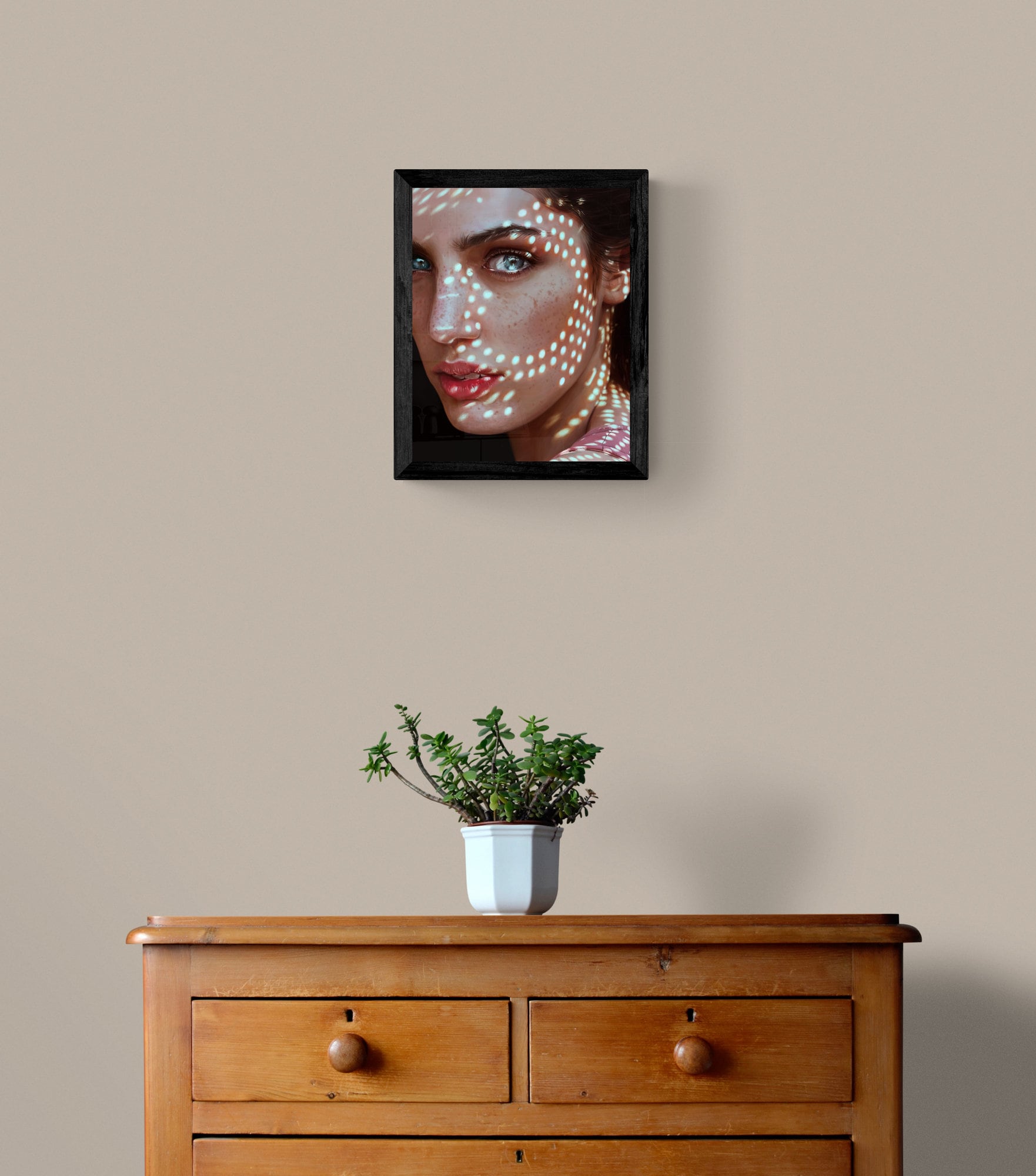 Digital Hyperrealistic Portrait of Beautiful Woman Woman - Etsy