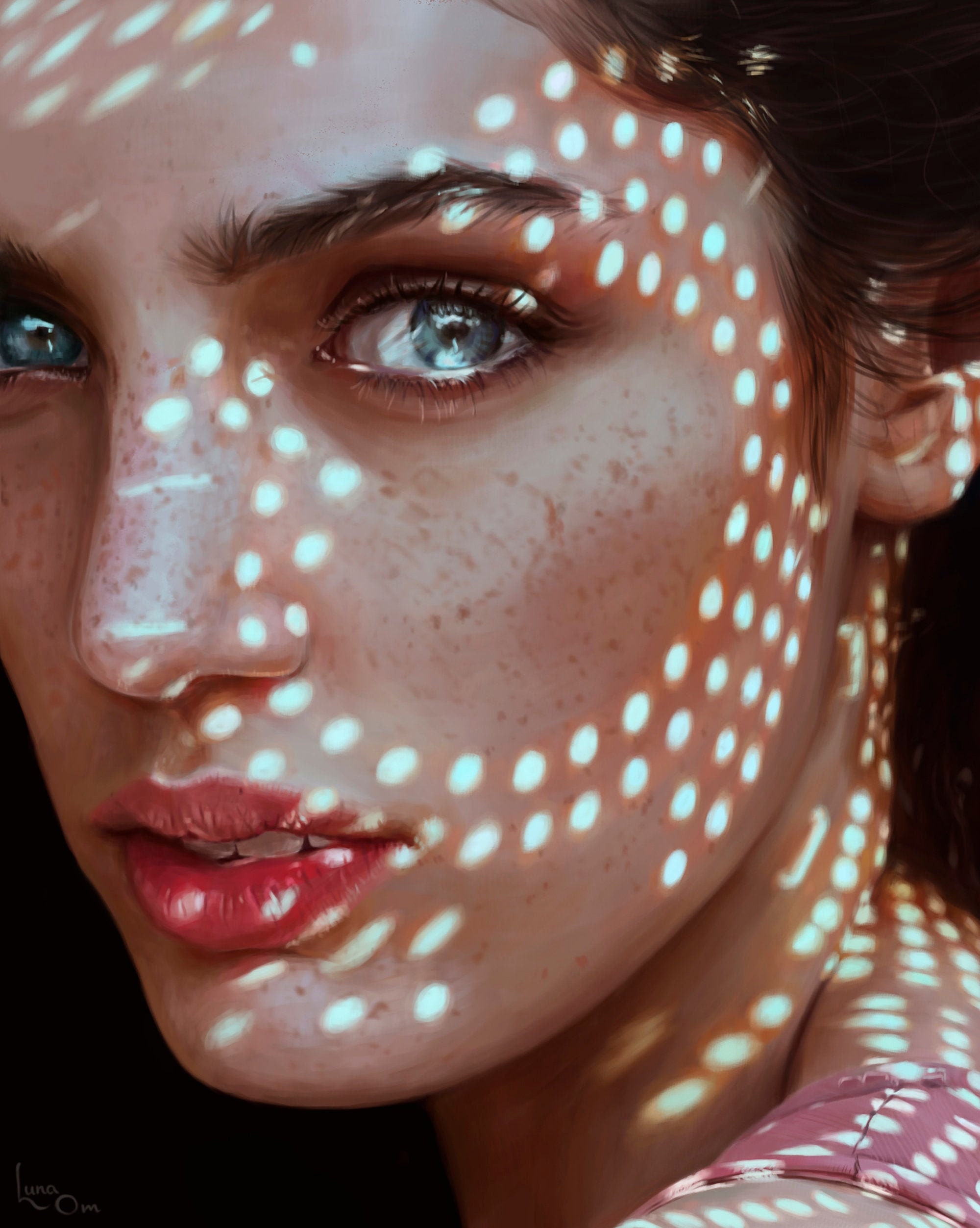 Digital Hyperrealistic Portrait of Beautiful Woman Woman - Etsy