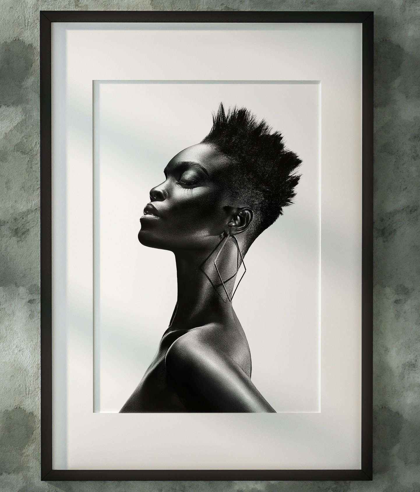Digital Download, Black and White Poster Print, Beautiful African ...