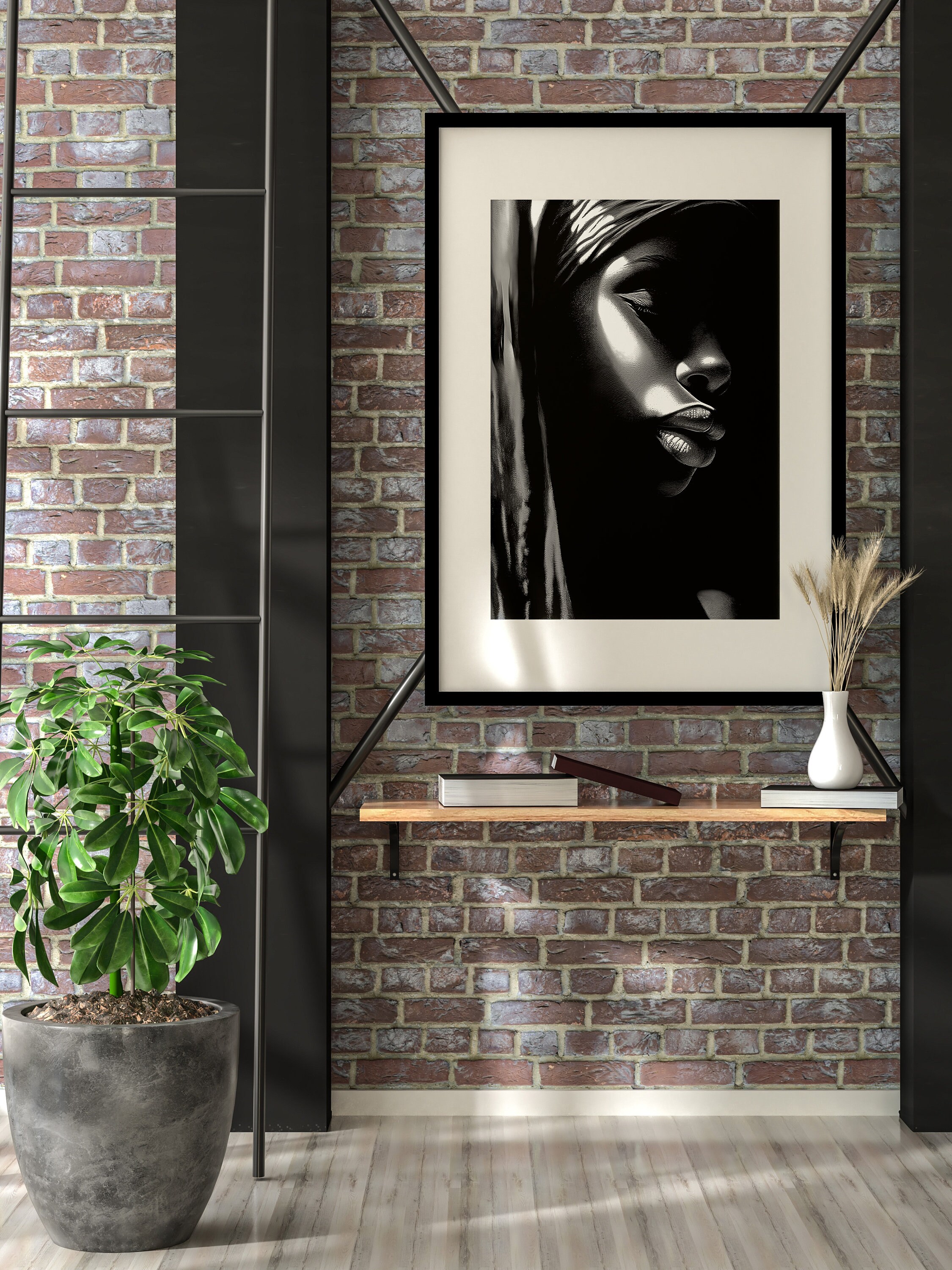 Digital Print Digital Art Beautiful Black Woman Art Digital - Etsy