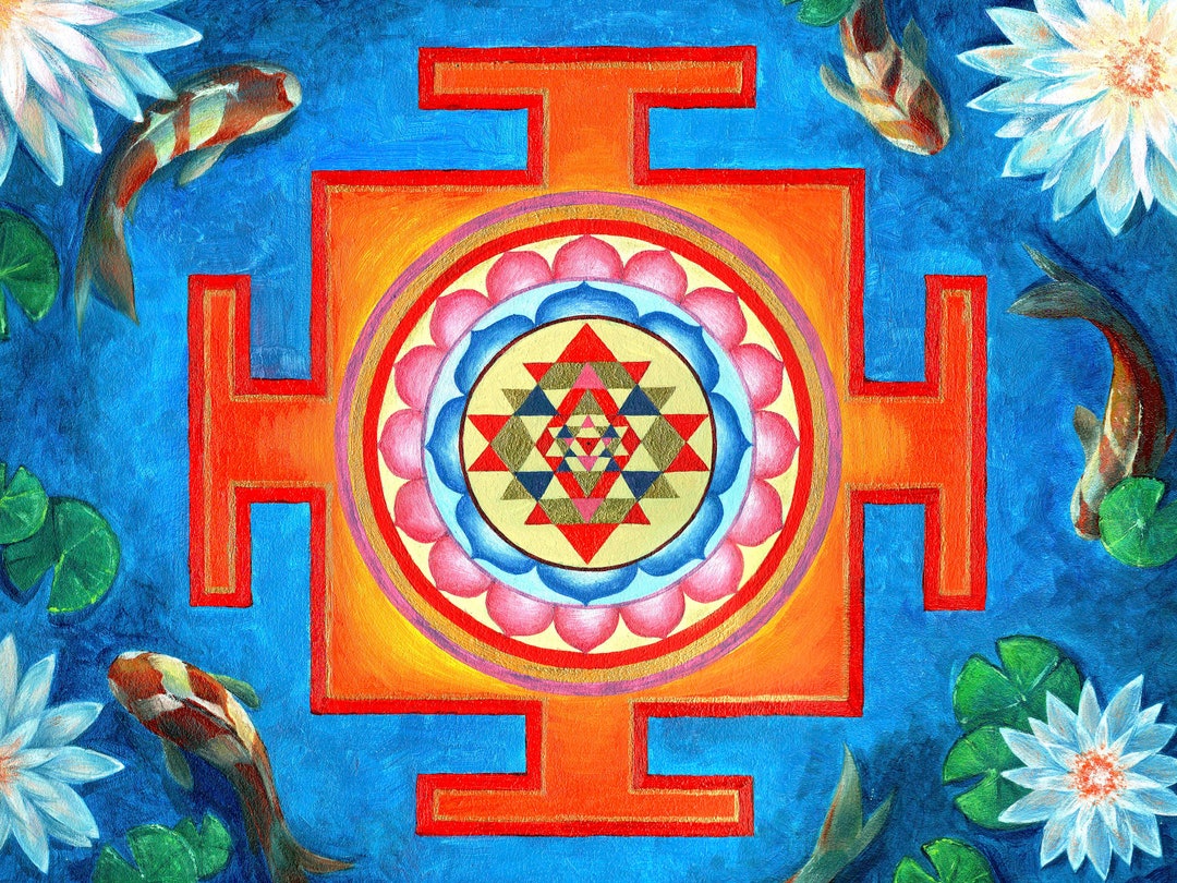 Sri Yantra, Yantra of Harmony and Prosperity, Sri Chakra, Lakshmi ...