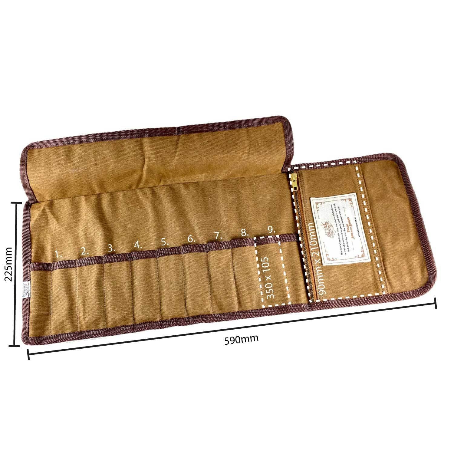 Waxed Canvas Tool Roll Bag Motorcycle Tool Roll Leather Tool - Etsy