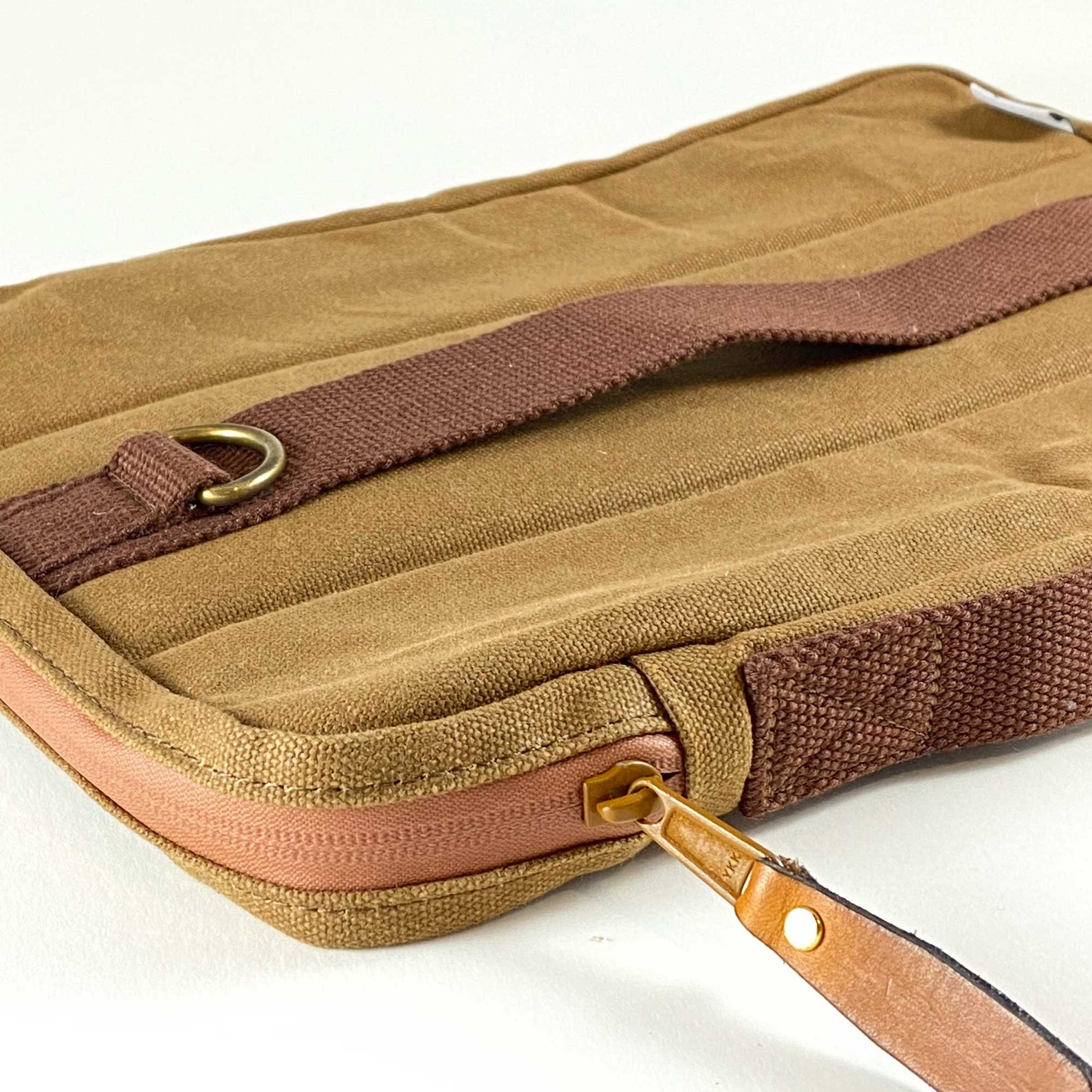 Waxed Canvas Laptop Bag Waterproof Sleeve Ipad Sleeve Etsy