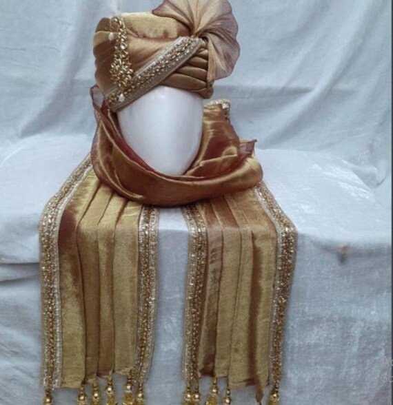 Indian Turban / Pagdi / Headwrap and Stole for the Groom | Etsy