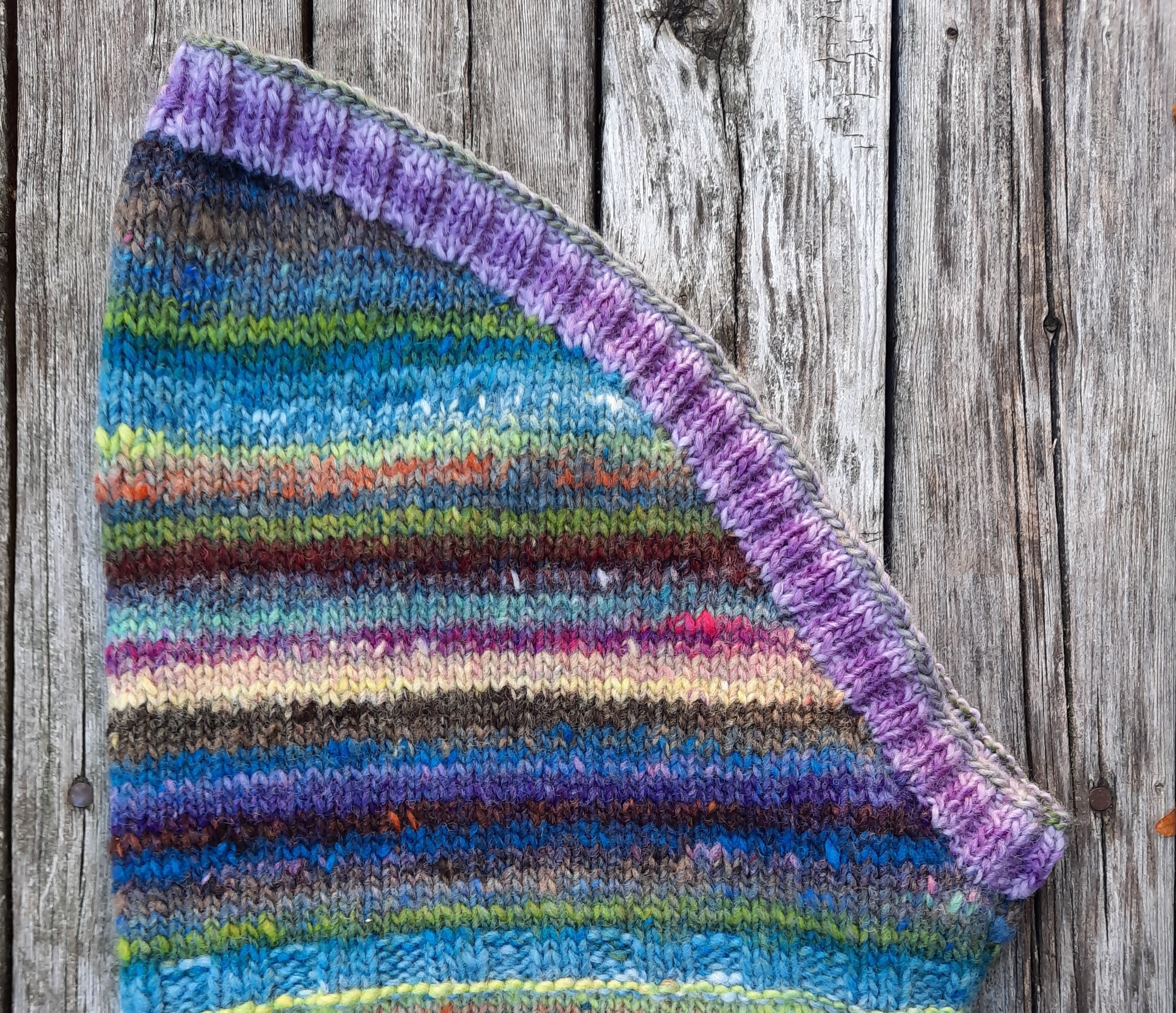 Gradient Merino Wool Cowl Knitting Pattern: DK Sport Yarn (PDF Pattern ...