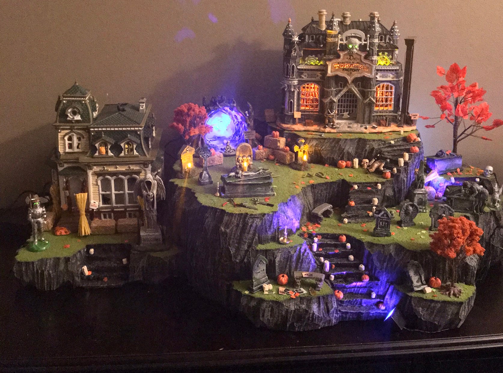 Halloween Village Display - Etsy
