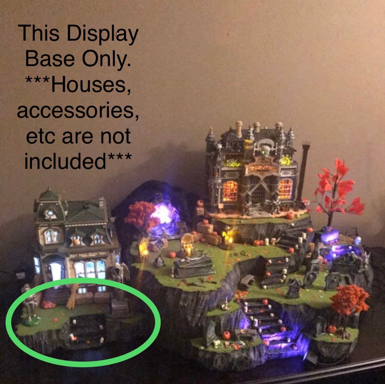 Halloween Village Display Base - Etsy