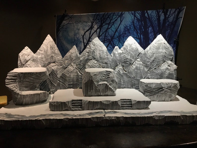 Snow Stair Wrap Around Display - Etsy