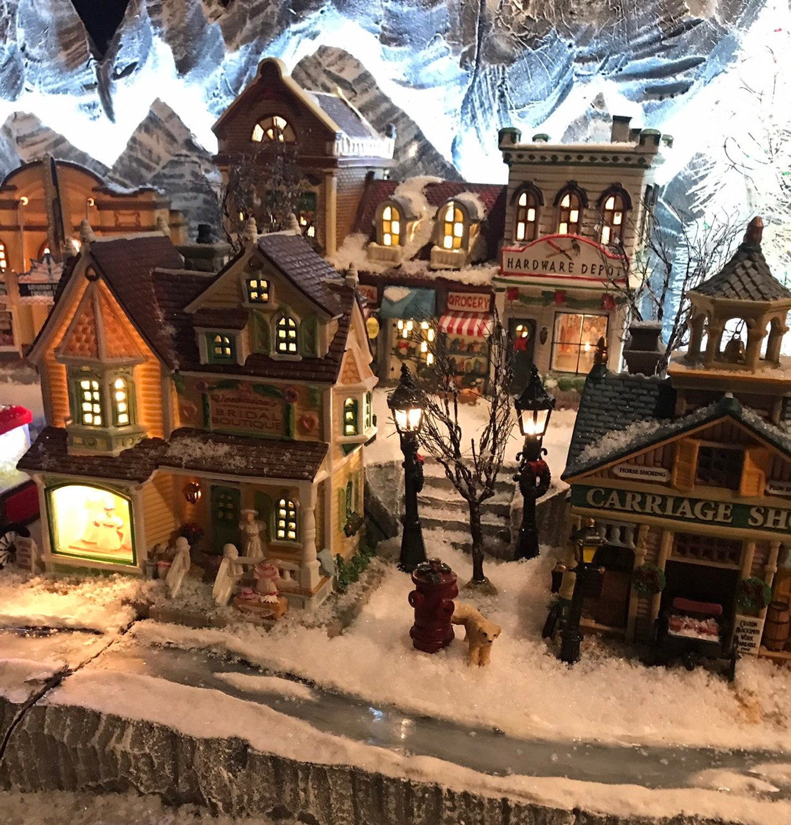 Medium Snow Display - Etsy