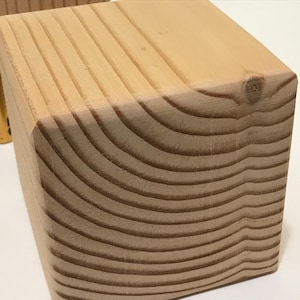 6 Large Sanded Wood Craft Blocks - 3.5" DIY Wooden Cubes (set of 6) - Etsy