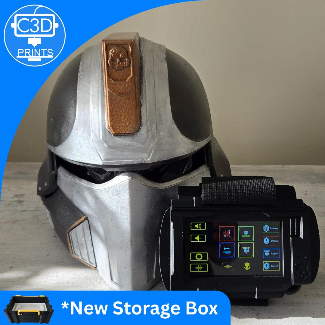 Cosplay Helldivers Tacpad With Touchscreen, Wifi, Mini Game ...