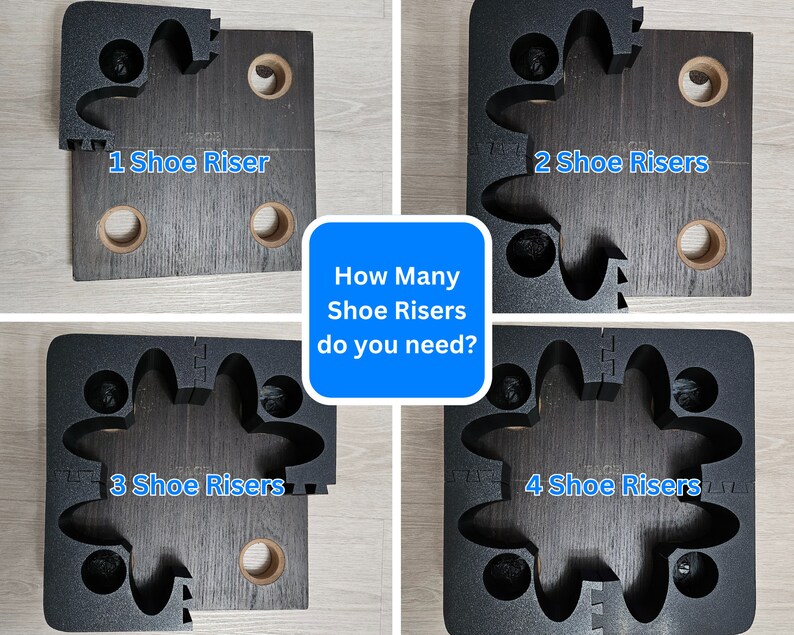 Shoe Riser: 3-4in Compatible With Lovesac Wood Shoes - Etsy