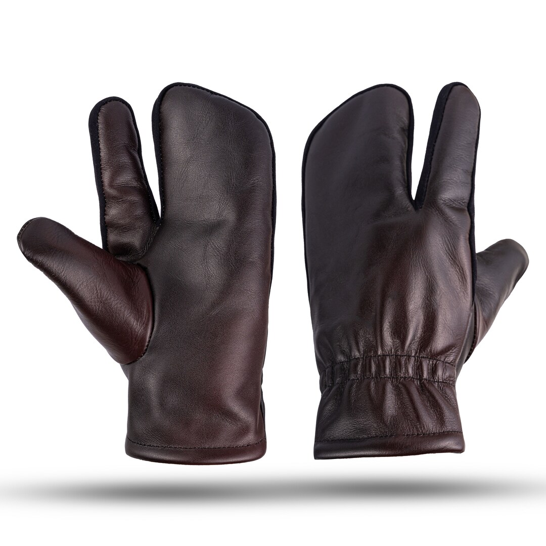 Personalized Handmade Leather Oven Mitts, Leather Cooking Mitts, Custom ...